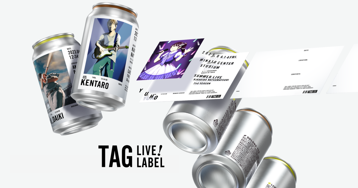 TAG LIVE LABEL：ラベル缶